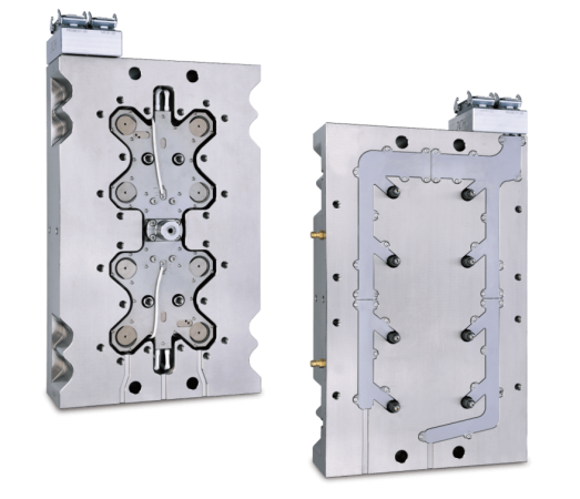 8 Cavity Open type gate hot runner, 8 Cavity, Open type gate, hot ...