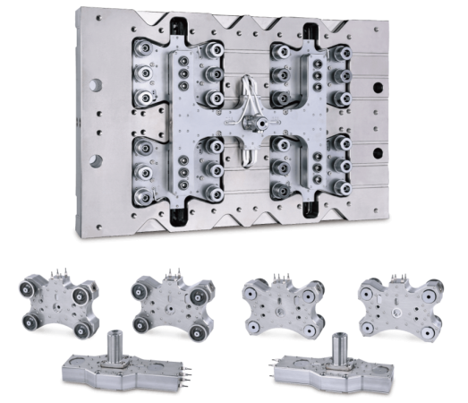 24 Cavity Valve gate hot runner, 24 Cavity, Valve gate, hot runner ...