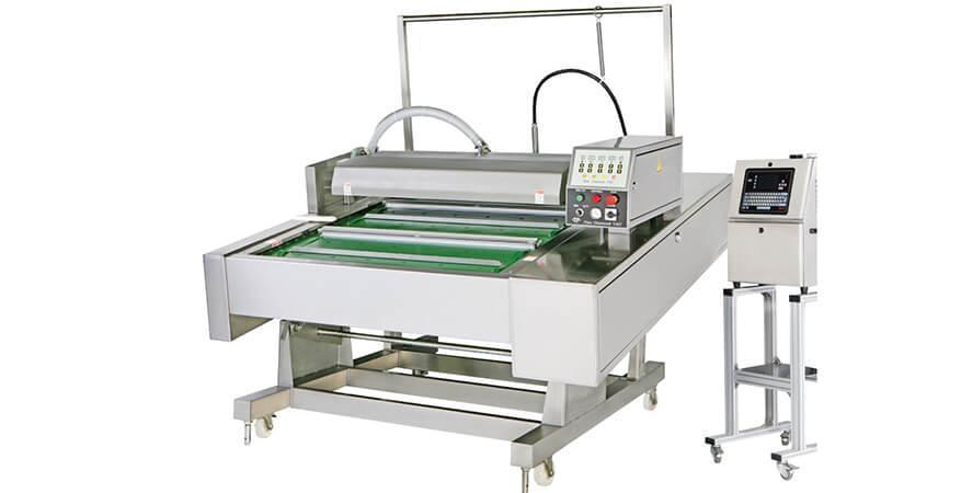 J-V025P-Continuous Belt Type Automatic Vacuum Packaging Machine With ...